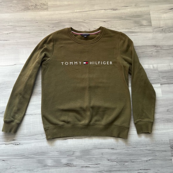 Tommy Hilfiger | Sweaters | Tommy Hilfiger Small Women Olive Green ...